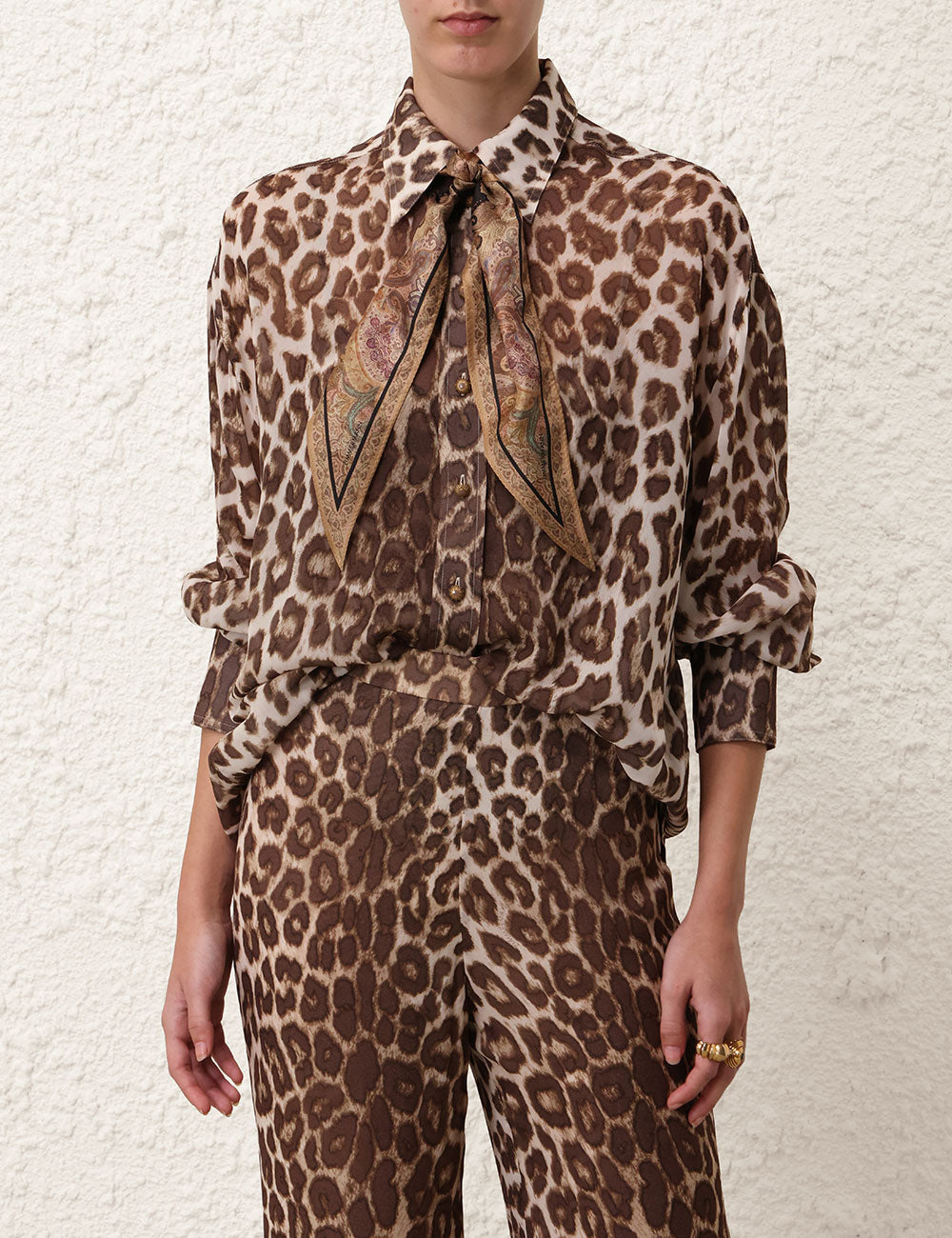 Zimmermann – Leopard Print Shirt Mujer 701-002152 00
