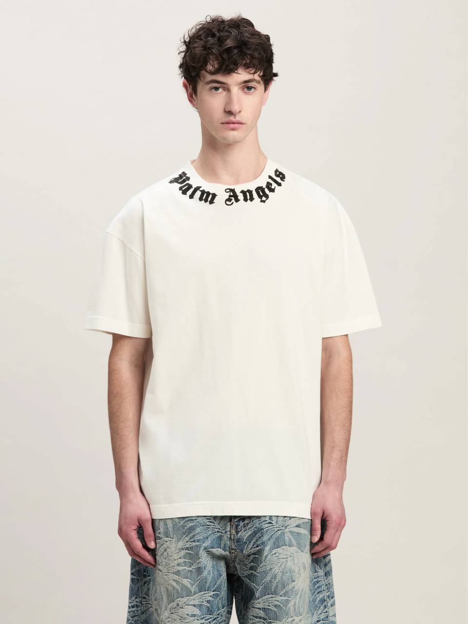 Palm Angels – Palm Angels Camiseta Logo cuello Algodón Hombre en ...